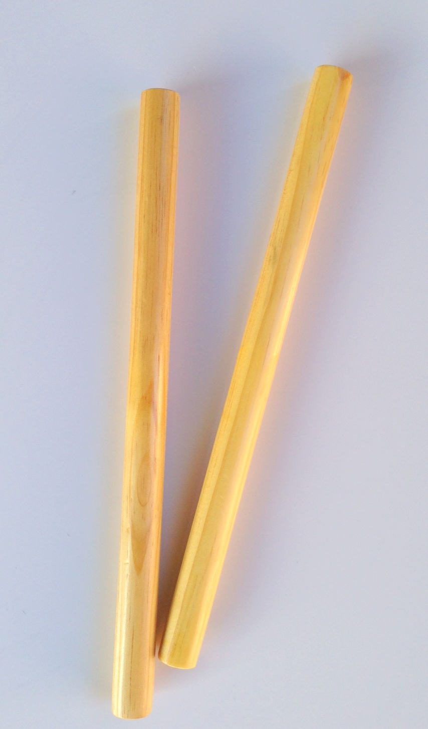 Bâtons de rythme en bois