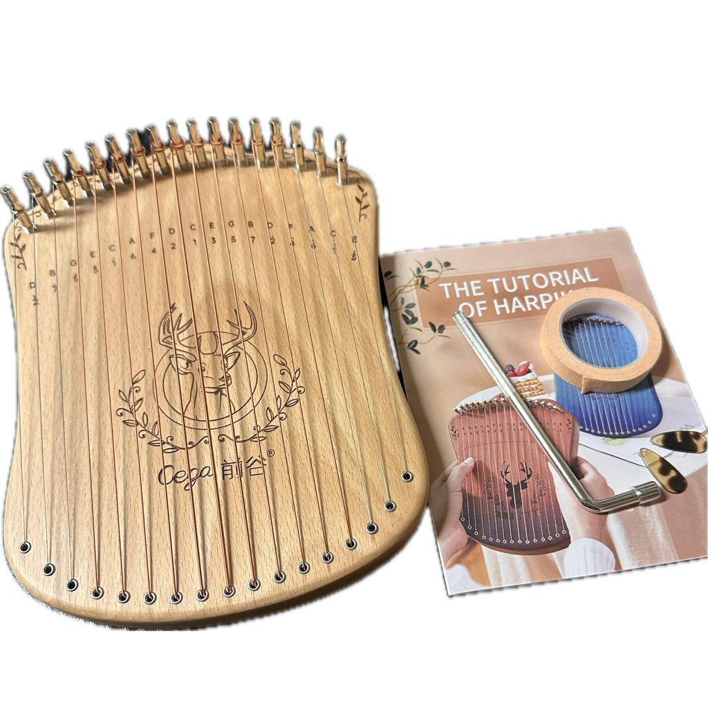 Occident - les cordes: Harpika 17 cordes