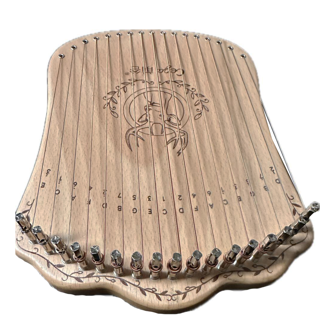 Occident - les cordes: Harpika 17 cordes